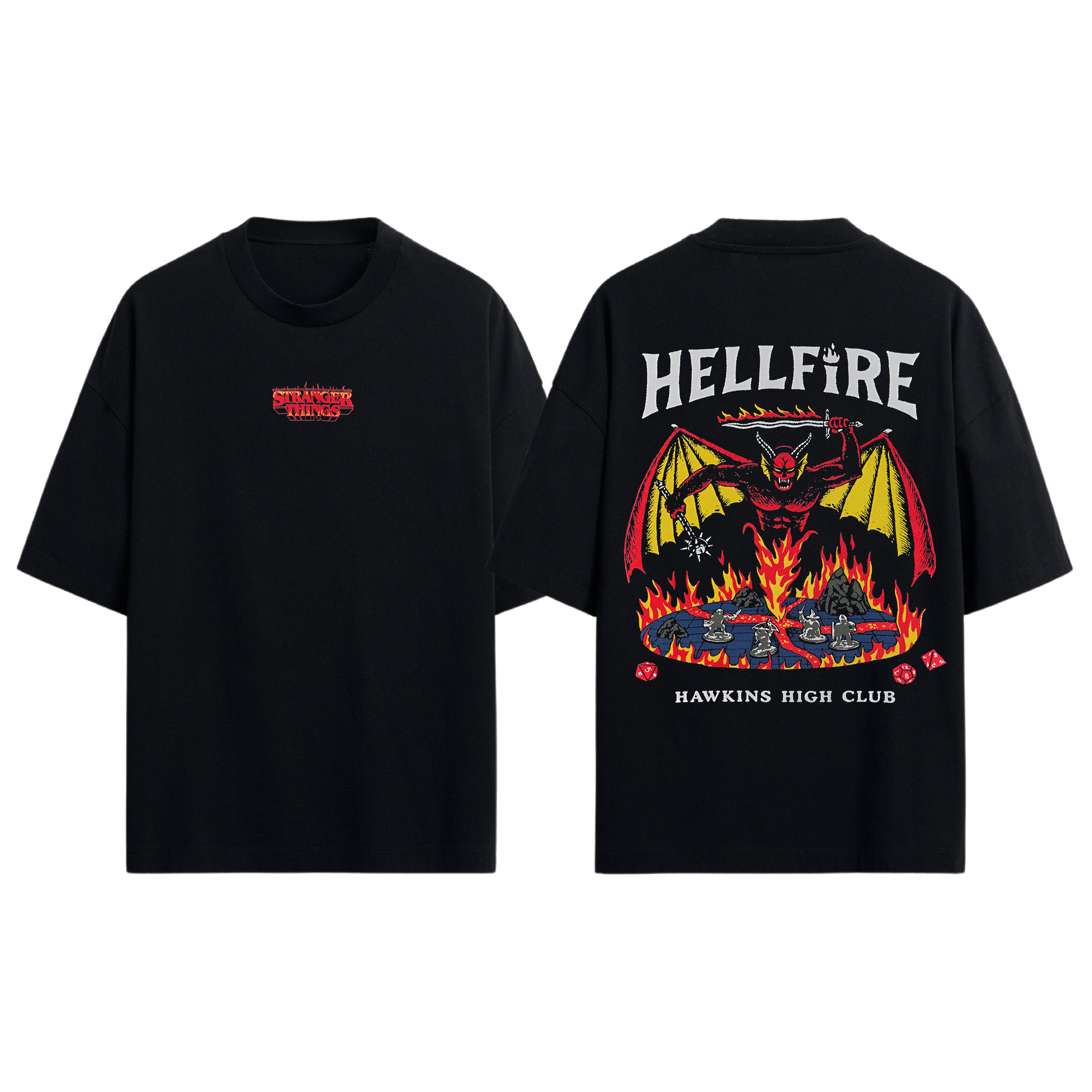 CAMISETA STRANGER THINGS DEMON – OWL COLOMBIA